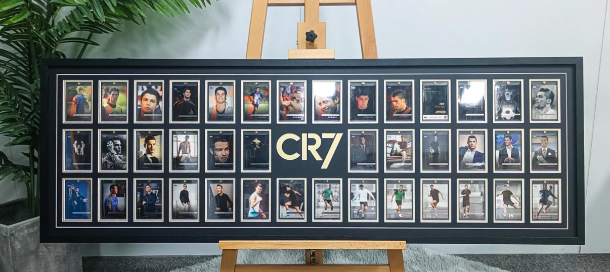 Cristiano Ronaldo Trading Card with Personalized Custom Design Framed ...